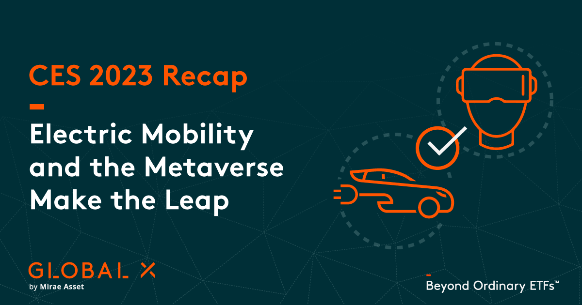 CES 2023 Recap – Electric Mobility and the Metaverse Make the Leap - Global X ETFs Europe
